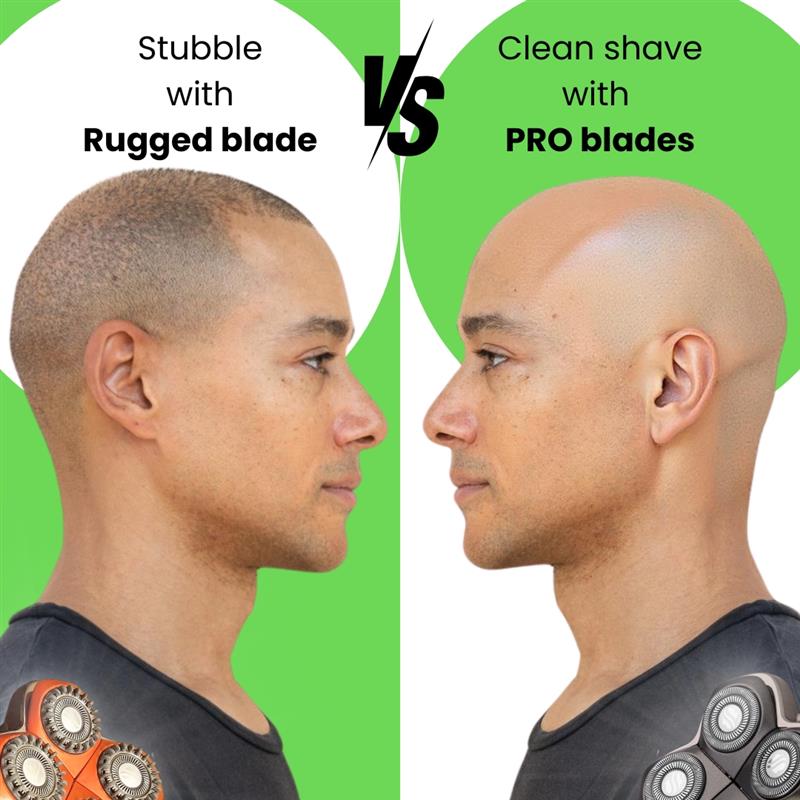 Rugged™ 4 Head Replacement Blade | Compatible with all SS Shavers ...